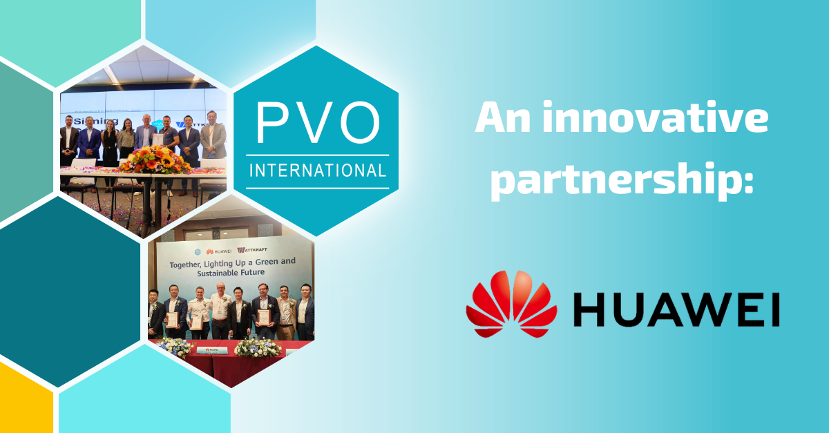 PVO International and Huawei join forces for renewable energy solutions ...